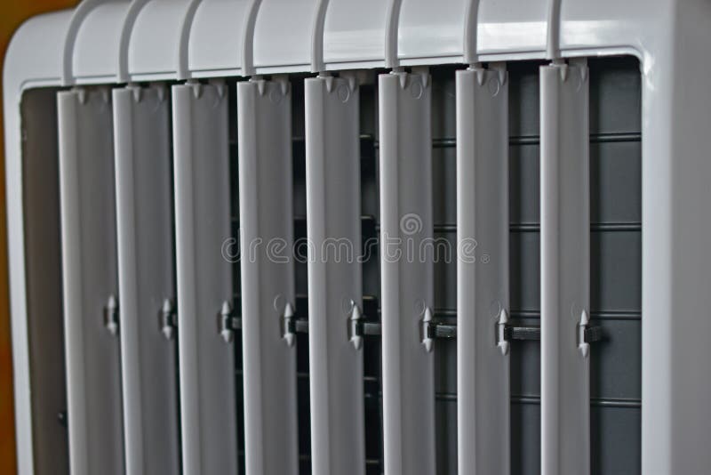 Air Cooler Radiator Air Conditioner with Air Flaps Stock Image - Image ...