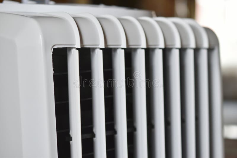 Air Cooler Radiator Air Conditioner with Air Flaps Stock Photo - Image ...