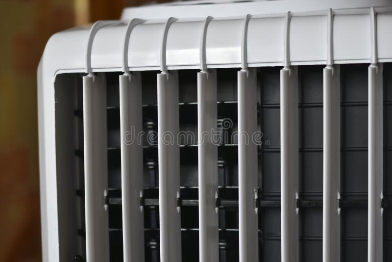 Air Cooler Radiator Air Conditioner with Air Flaps Stock Photo - Image ...