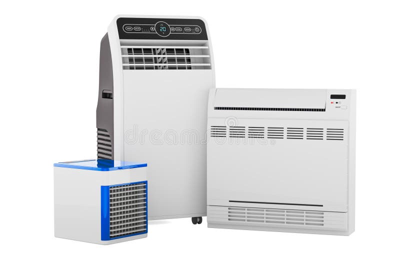 Floor Portable Air Conditioner Stock Illustrations – 465 Floor Portable ...