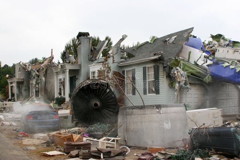 Air Crash Disaster Movie Set Editorial Stock Image - Image of movie ...