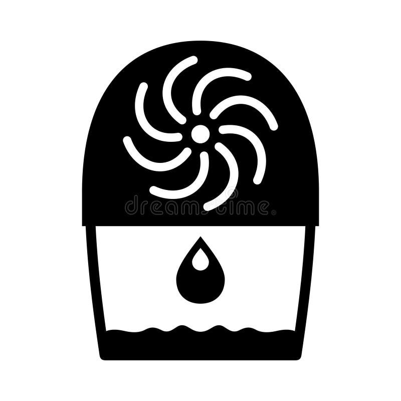 Air dehumidifier stock vector. Illustration of isolated - 86258119