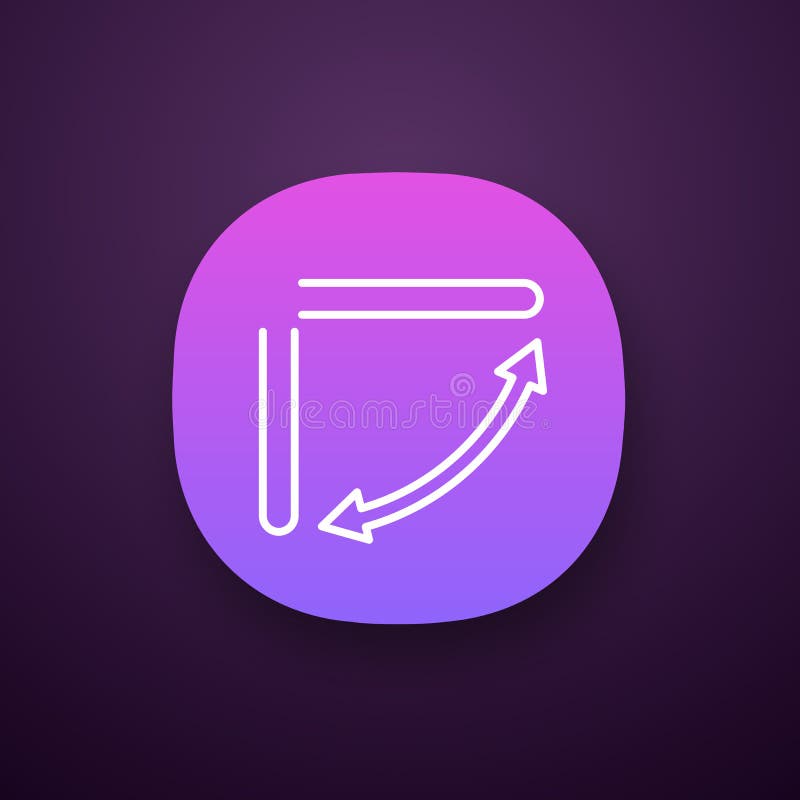 Air Direction Settings App Icon Stock Vector - Illustration of industry ...