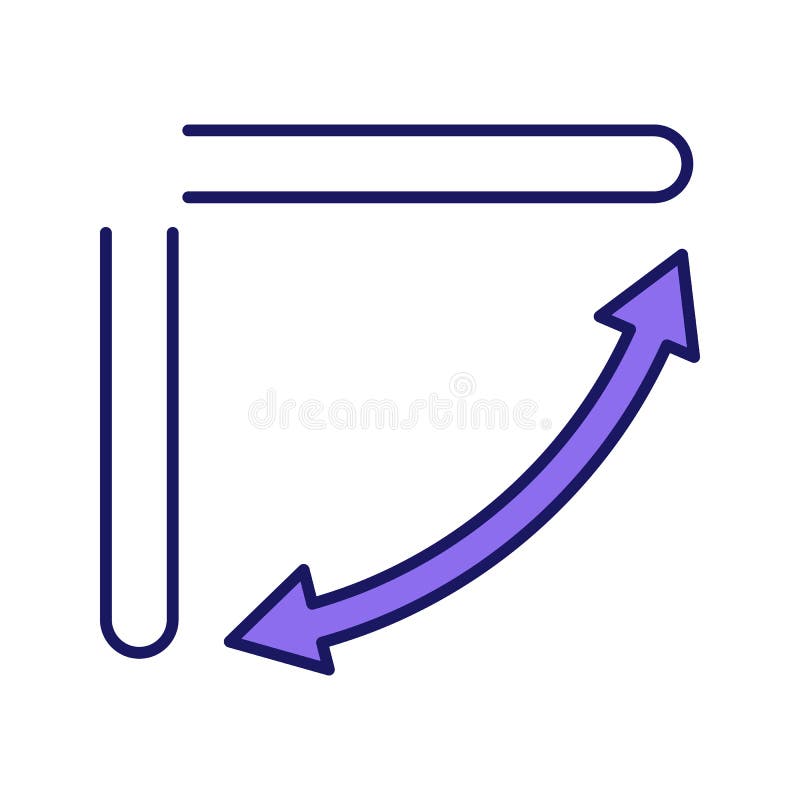 Air Direction Settings Color Icon Stock Vector - Illustration of louver ...