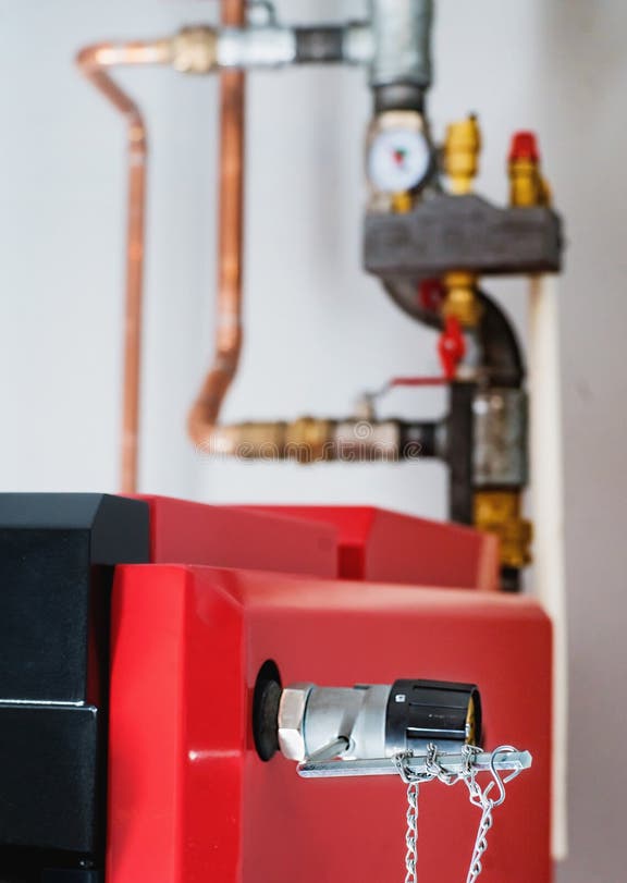 Air-draft Regulator with Chain for Automatic Adjustment Stock Image ...