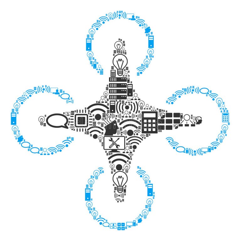 Drone Collage Stock Illustrations – 1,042 Drone Collage Stock ...