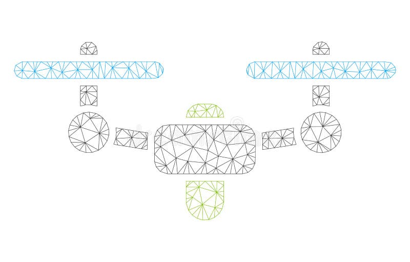 Air Drone Polygonal Frame Vector Mesh Illustration Stock Vector ... Air Drone Polygonal Frame Vector Mesh Illustration Stock Vector ...