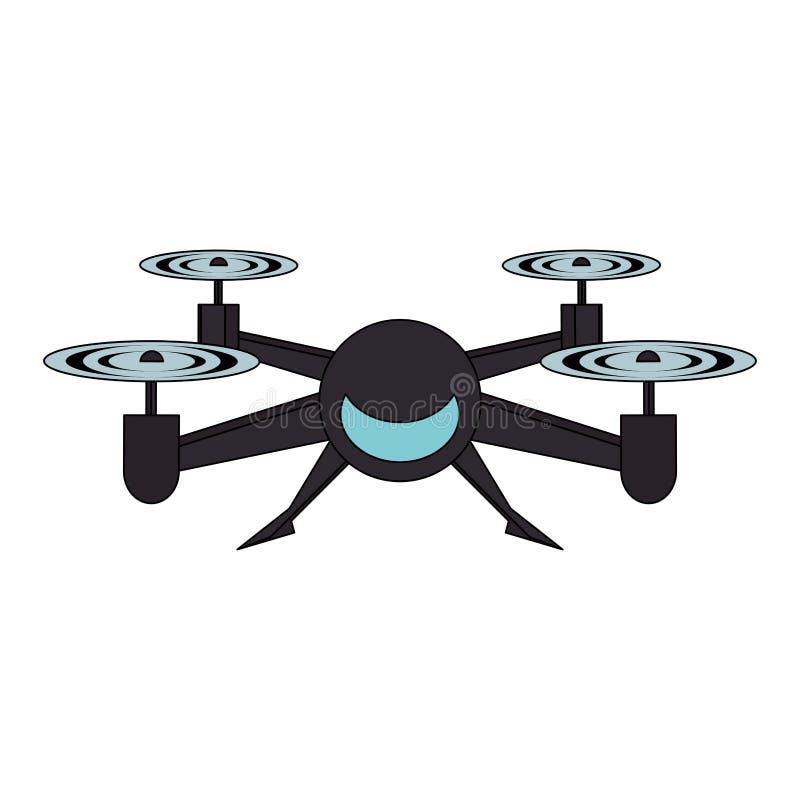 Air Drone Remote Control Cartoon Stock Vector - Illustration of action ...