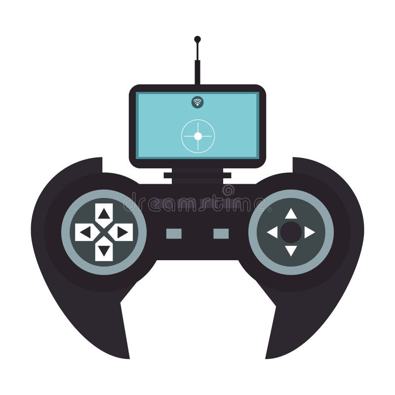 Air Drone Remote Control Cartoon Stock Vector - Illustration of ...