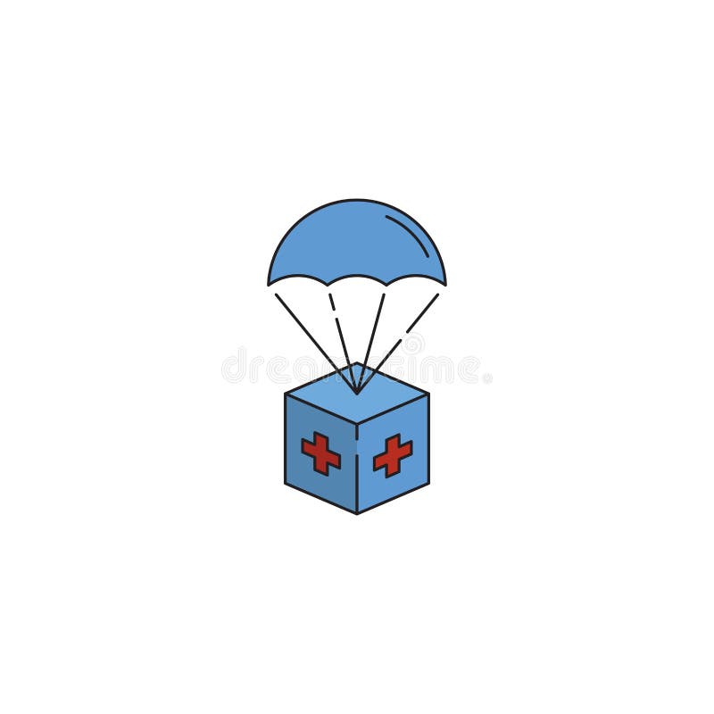 Parachute Vector Graphic Design Illustration Stock Illustration ...