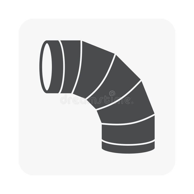 Air duct pipe icon stock vector. Illustration of isolated - 184729008