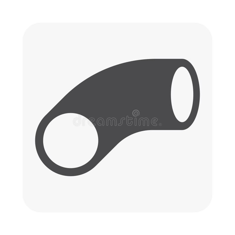 Air duct pipe icon stock vector. Illustration of construction - 187615635