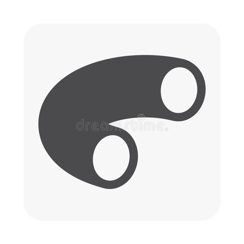 Air duct pipe icon stock vector. Illustration of construction - 187615639