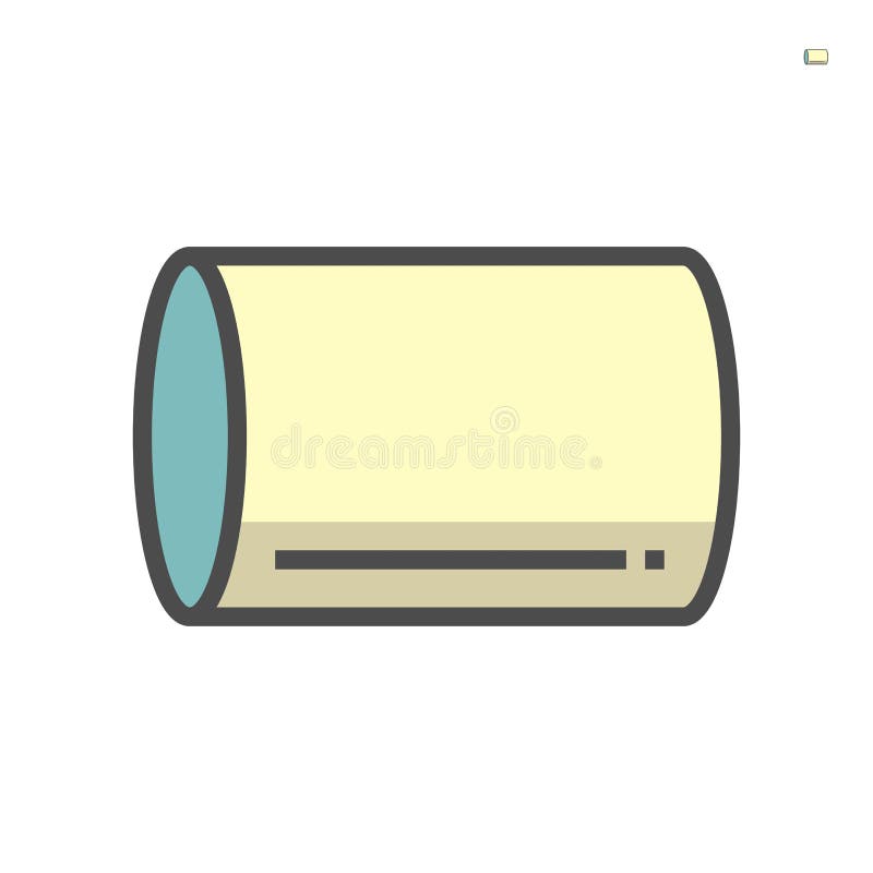 Air Duct Pipe Vector Icon Design, 64x64 Pixel Perfect and Editable ...