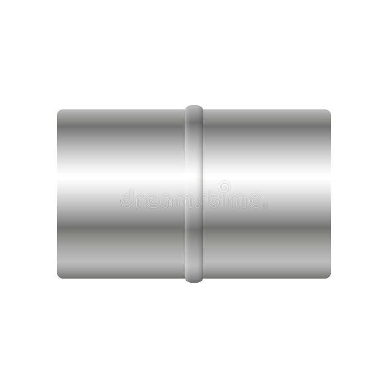 Air duct pipe stock vector. Illustration of metal, construction - 154995566