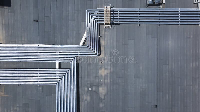Air Ducts of the Building S Climate Control System on the Roof Stock ...