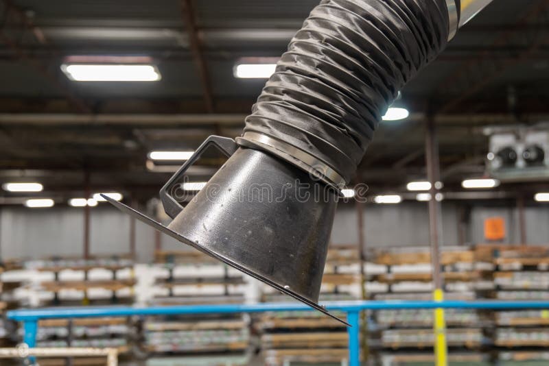 Air Extraction Device To Remove Airborne Particles Stock Image - Image ...