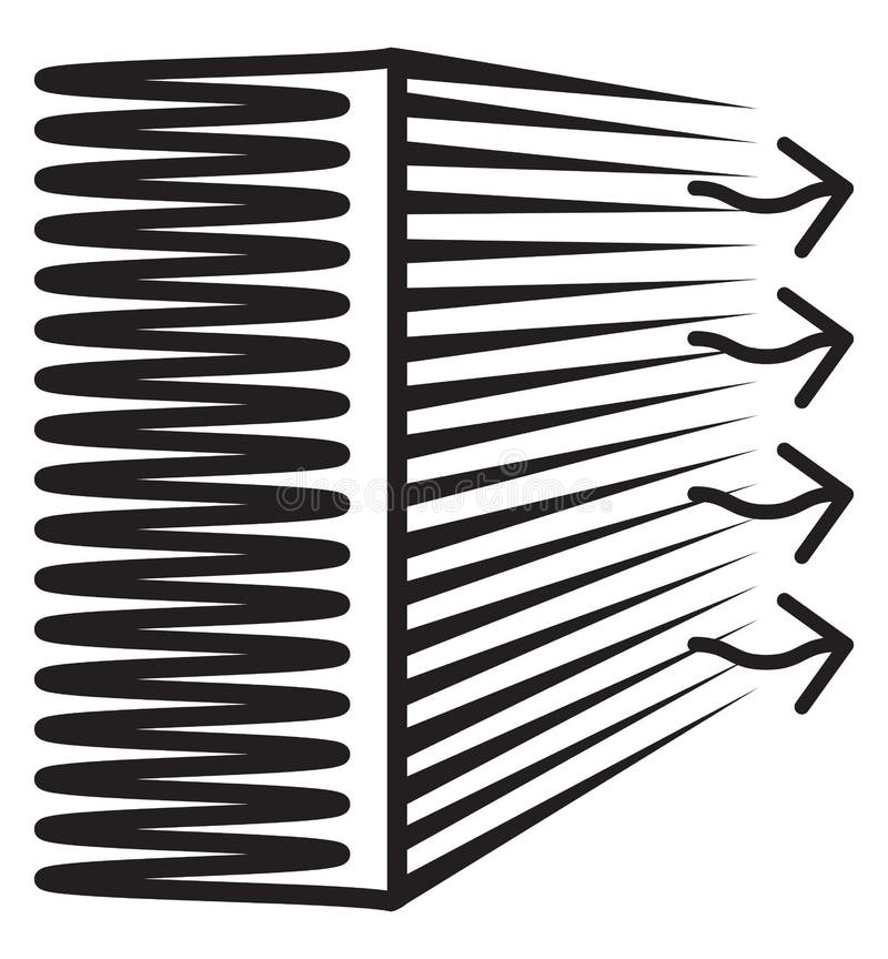 Air Filter Icon stock illustration. Illustration of clean - 118981062