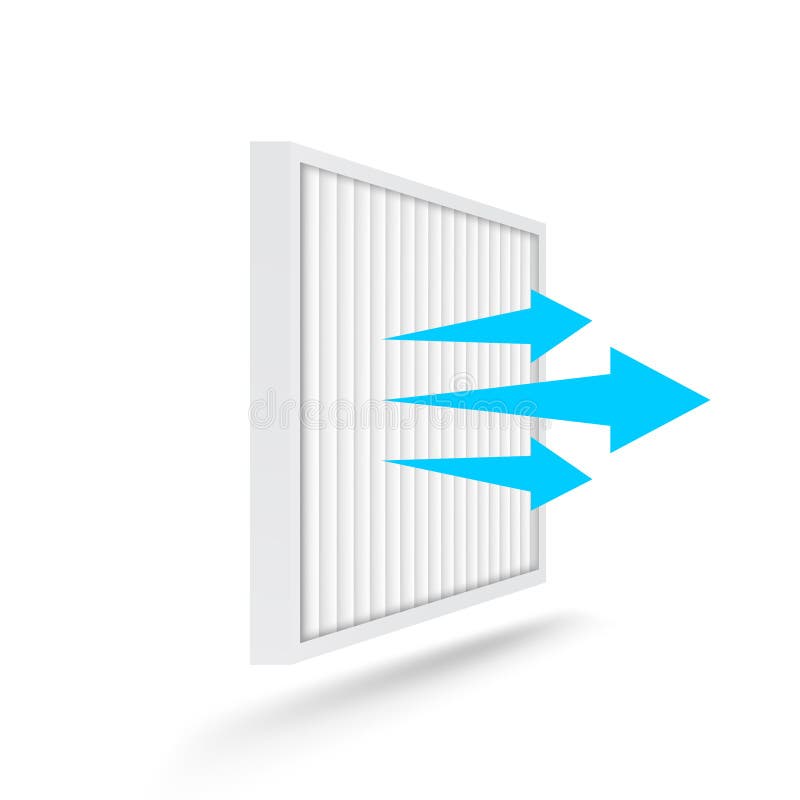 Air Filter Icon. Air Purifier. Solid Particle and Bacterial Filter ...