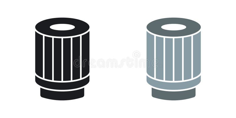 Air filter icon vector stock vector. Illustration of logo - 348157352