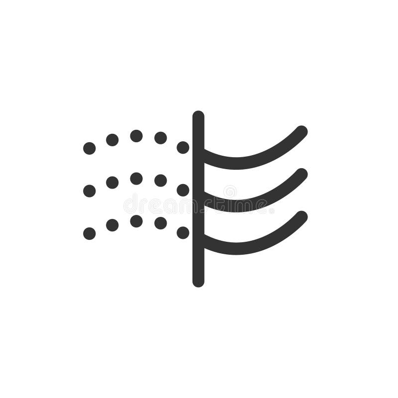 Air filter icon. Vector stock vector. Illustration of electric - 189187431