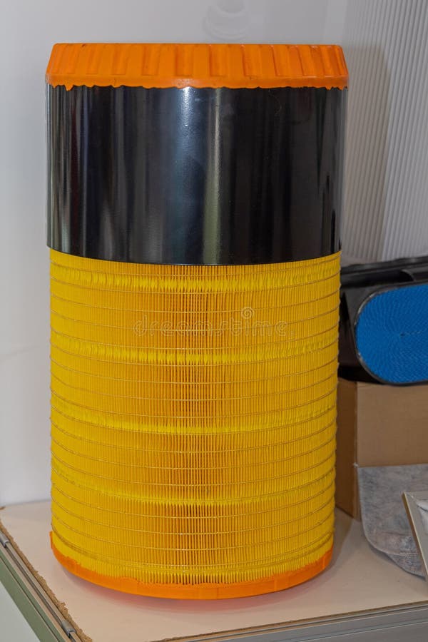 Air Filter Large Cartrige stock photo. Image of round - 391873264