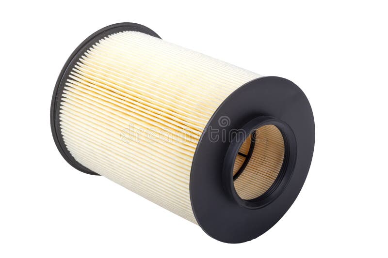 Air Filter Made of Paper. the Filter Element is Used in a Car. Close-up ...