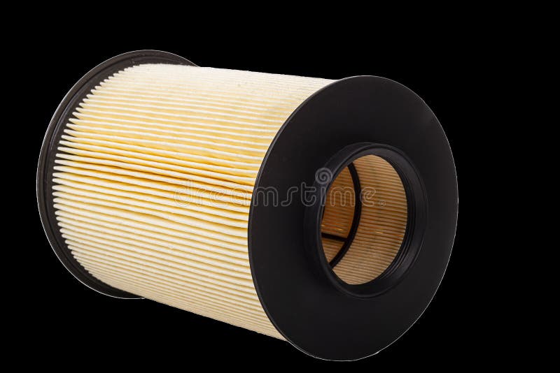 Air Filter Made of Paper. the Filter Element is Used in a Car. Close-up ...