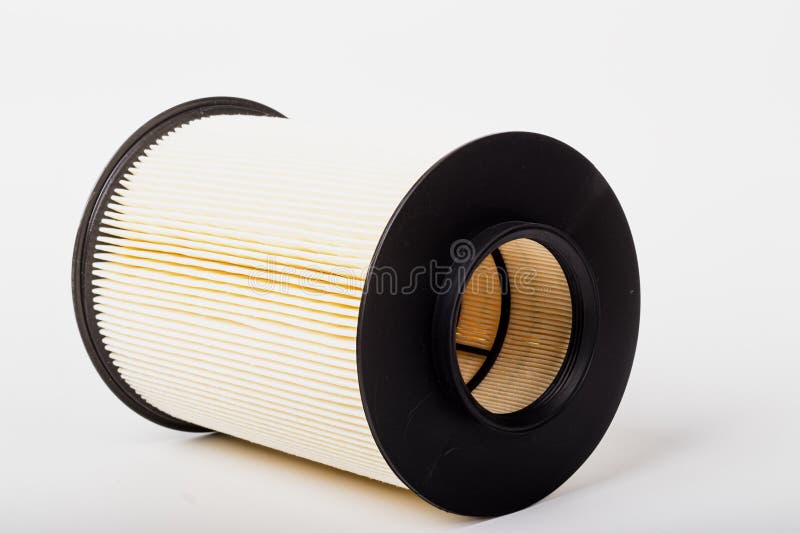 Air Filter Made of Paper. the Filter Element is Used in a Car. Close-up ...