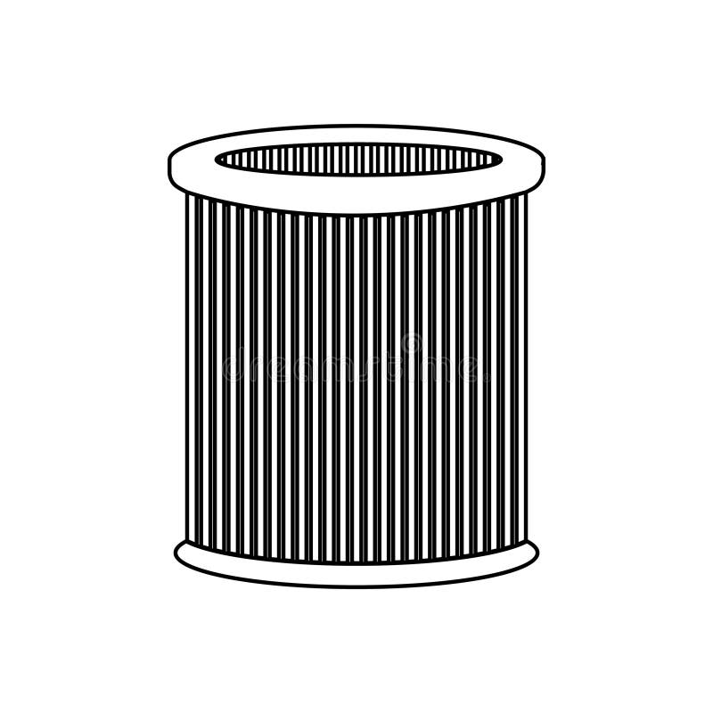 Air filter icon stock vector. Illustration of icon, tool - 283029714