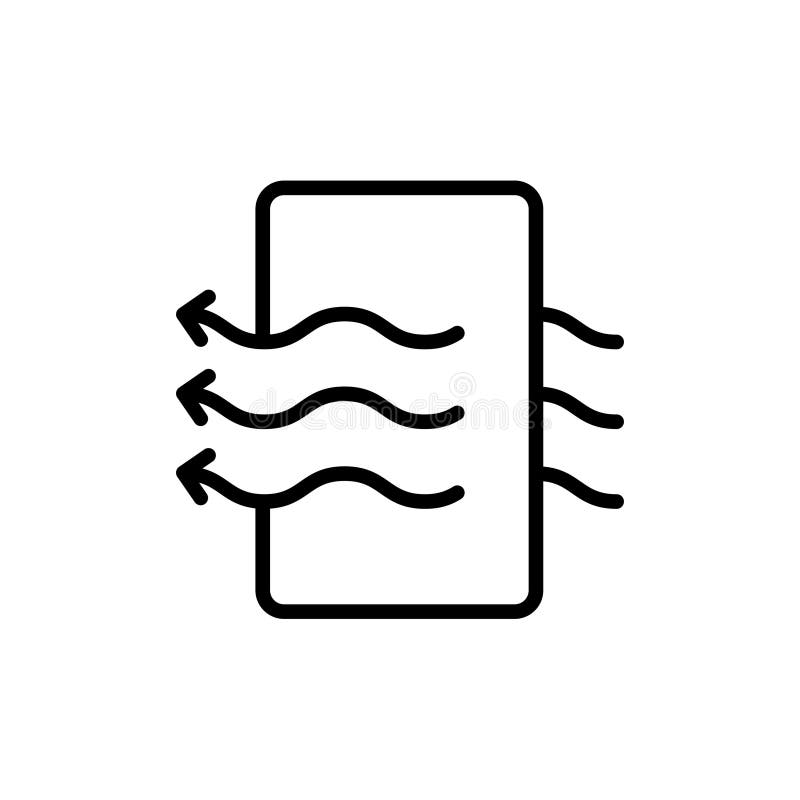 Air Filter with Waves Effect. Antibacterial, Dust, Solid Particle Filtration and Ventilation ...