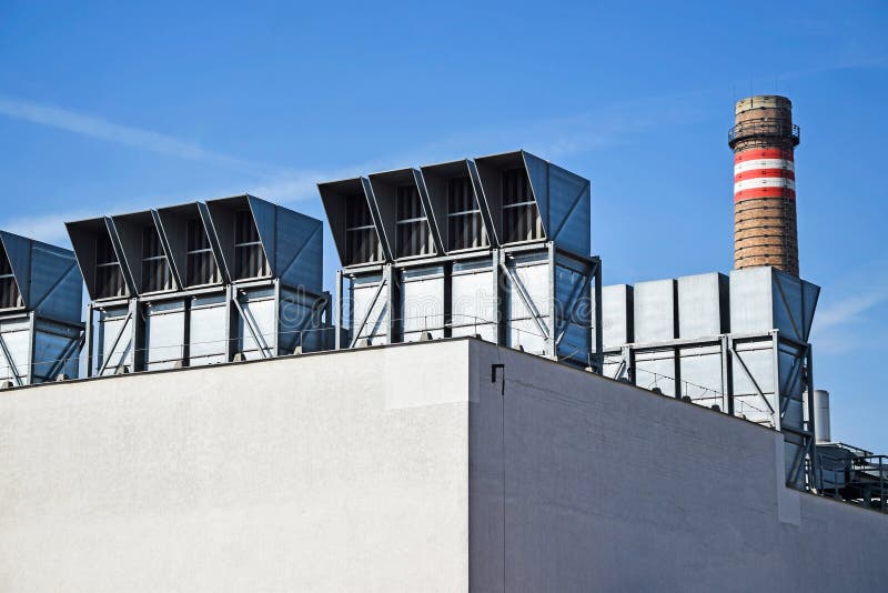 Air Filters of the Power Station Stock Photo - Image of fuel ...