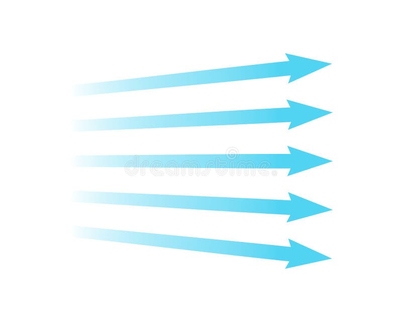 Air Flow. Blue Arrow Showing Direction of Air Movement. Wind Direction ... Air Flow. Blue Arrow Showing Direction of Air Movement. Wind Direction ...