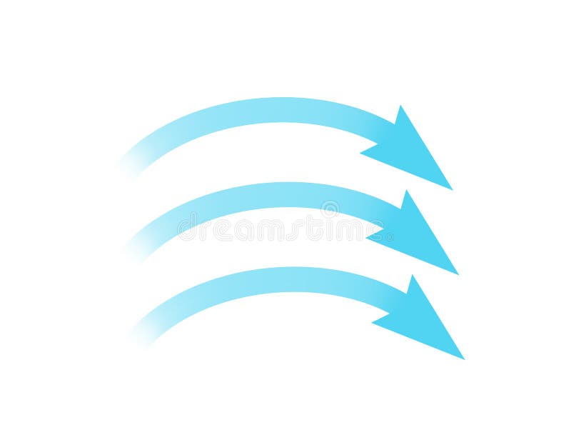Straight Arrow Air Flow Stock Illustrations – 43 Straight Arrow Air ...