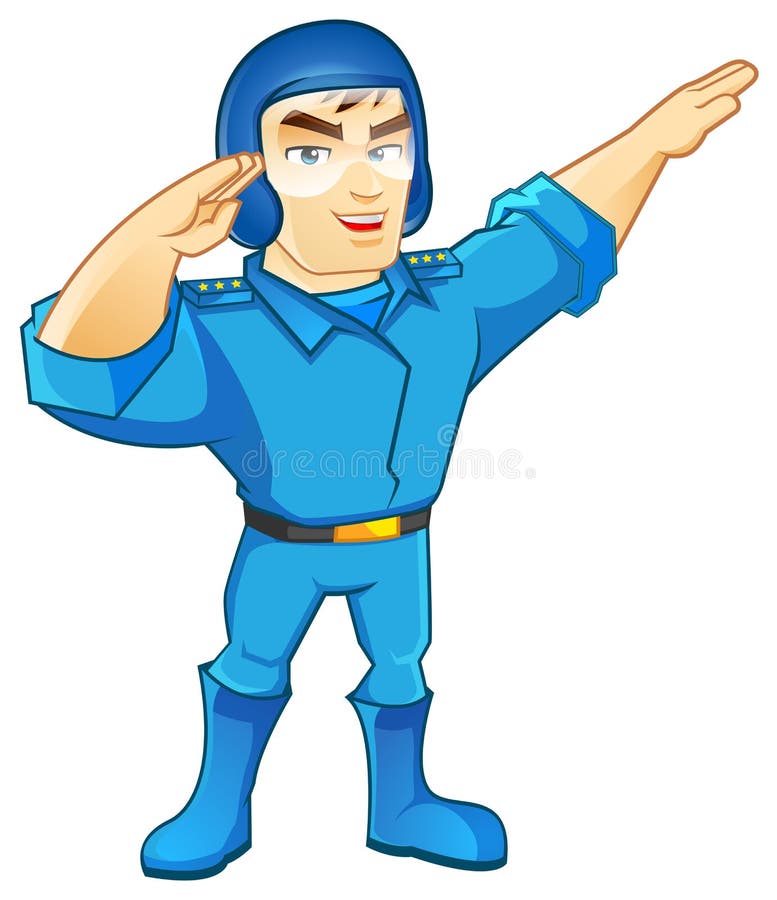 Air Force Character stock vector. Illustration of design - 65767926