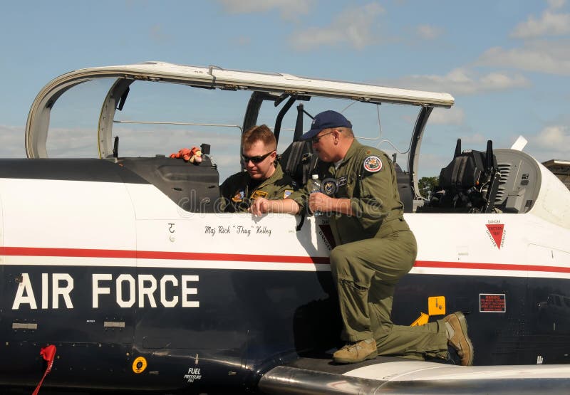 Air Force pilot training editorial photography. Image of pilot - 22355137