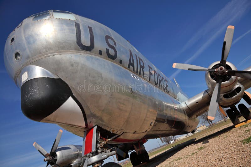 Air Force Plane stock photo. Image of prop, refuel, aviation - 12799222