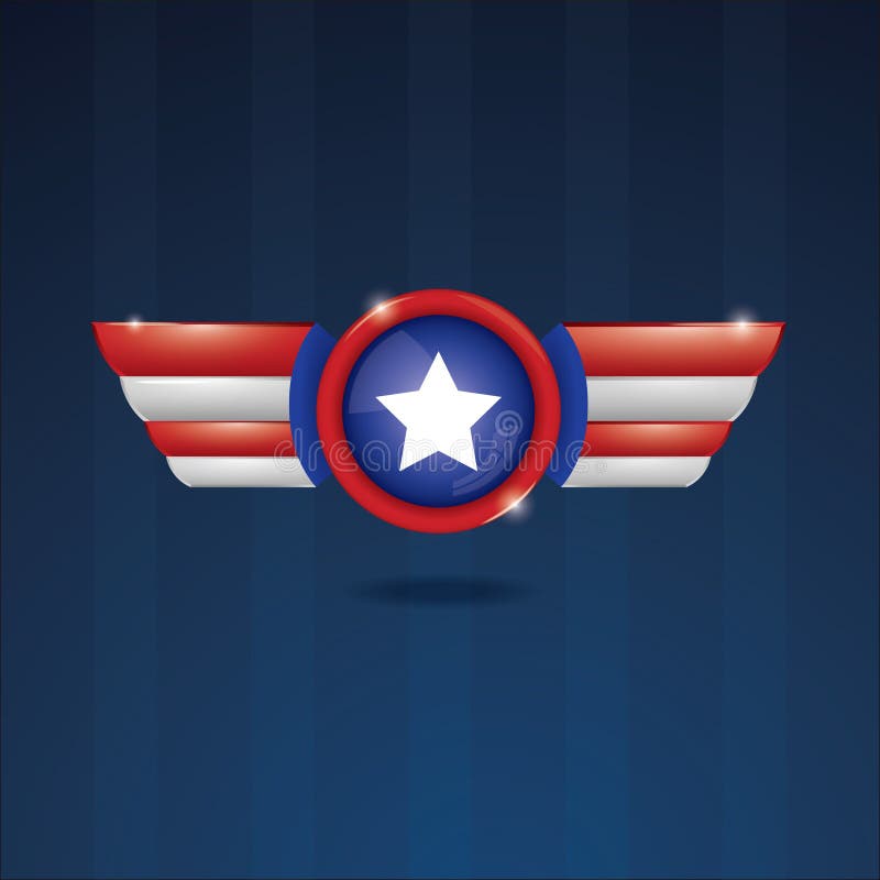 Air Force Star Symbol. Vector Illustration Decorative Design Stock ...