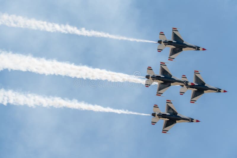 Air Force Thunderbirds Demonstration Team Performance at Hill Air Force ...