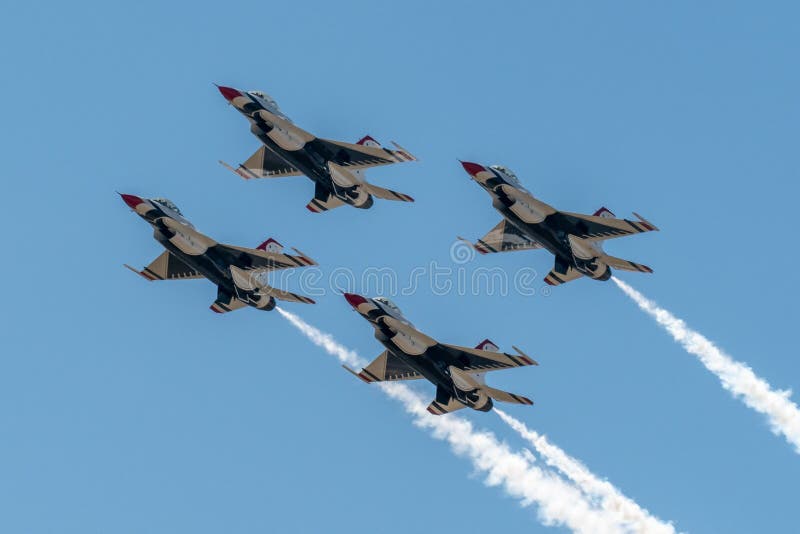 Air Force Thunderbirds Demonstration Team Performance at Hill Air Force ...