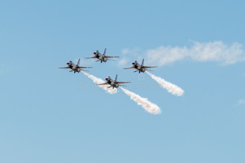 Air Force Thunderbirds Demonstration Team Performance at Hill Air Force ...