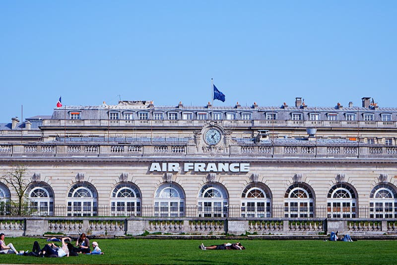 Air France Building in Paris, France. Editorial Image - Image of ...