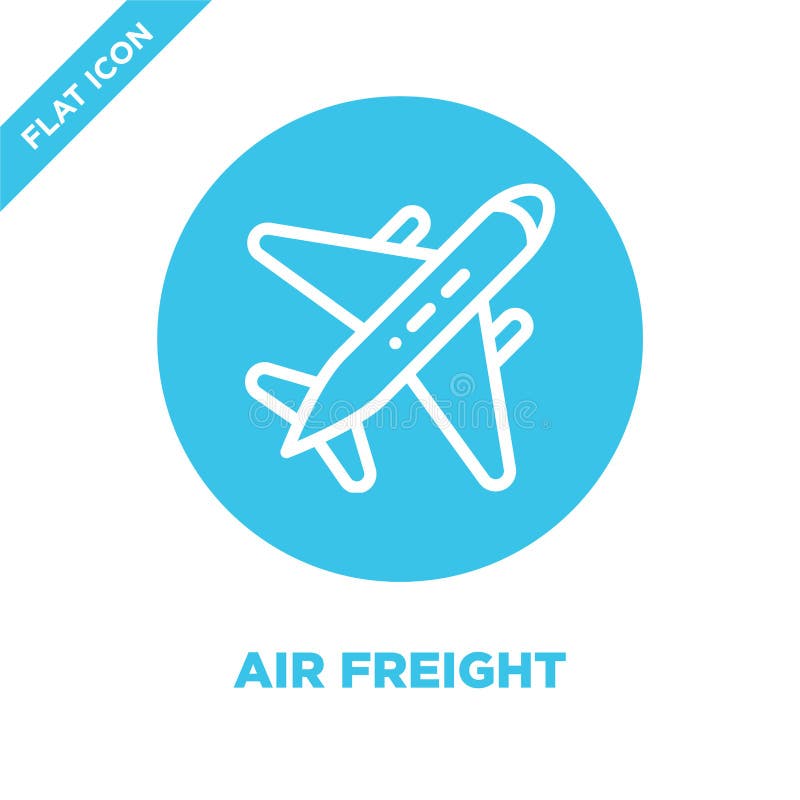 Air Freight Flat Icon, Logistic And Delivery Stock Vector ...
