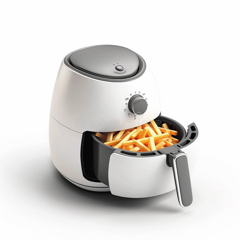 Air Fryer Icon on a White Background Stock Illustration - Illustration ...