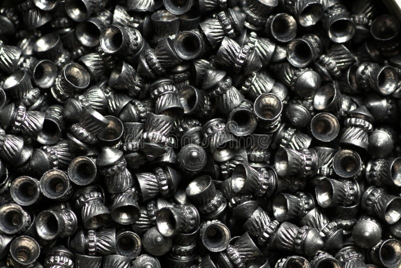 Air gun bullets stock photo. Image of metal, ammo, dark - 125505946