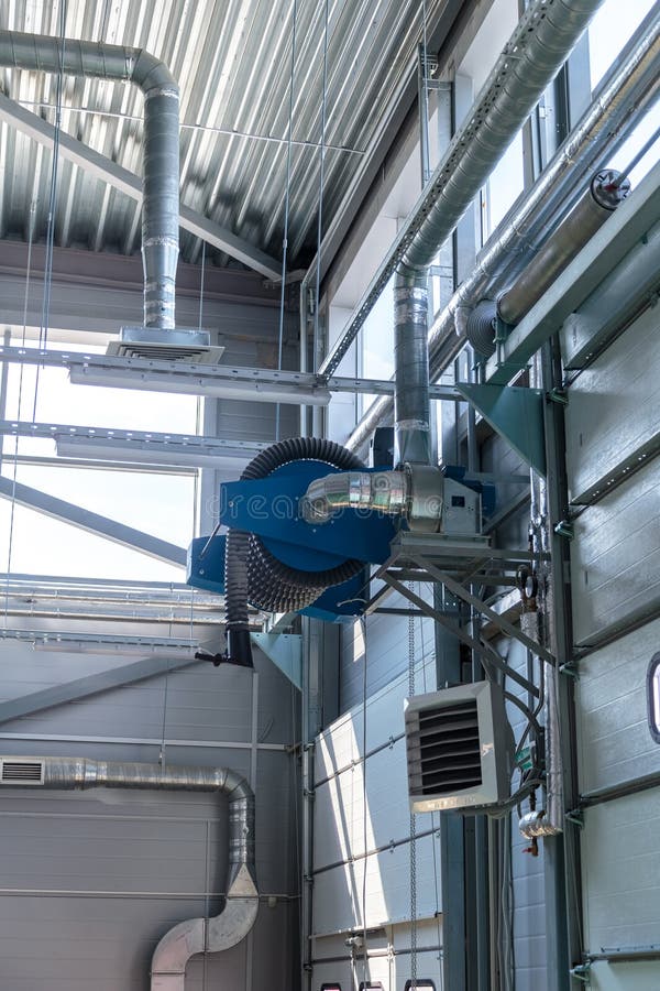 Air Heating System for Industrial Premises, New Technologies.Heat ...