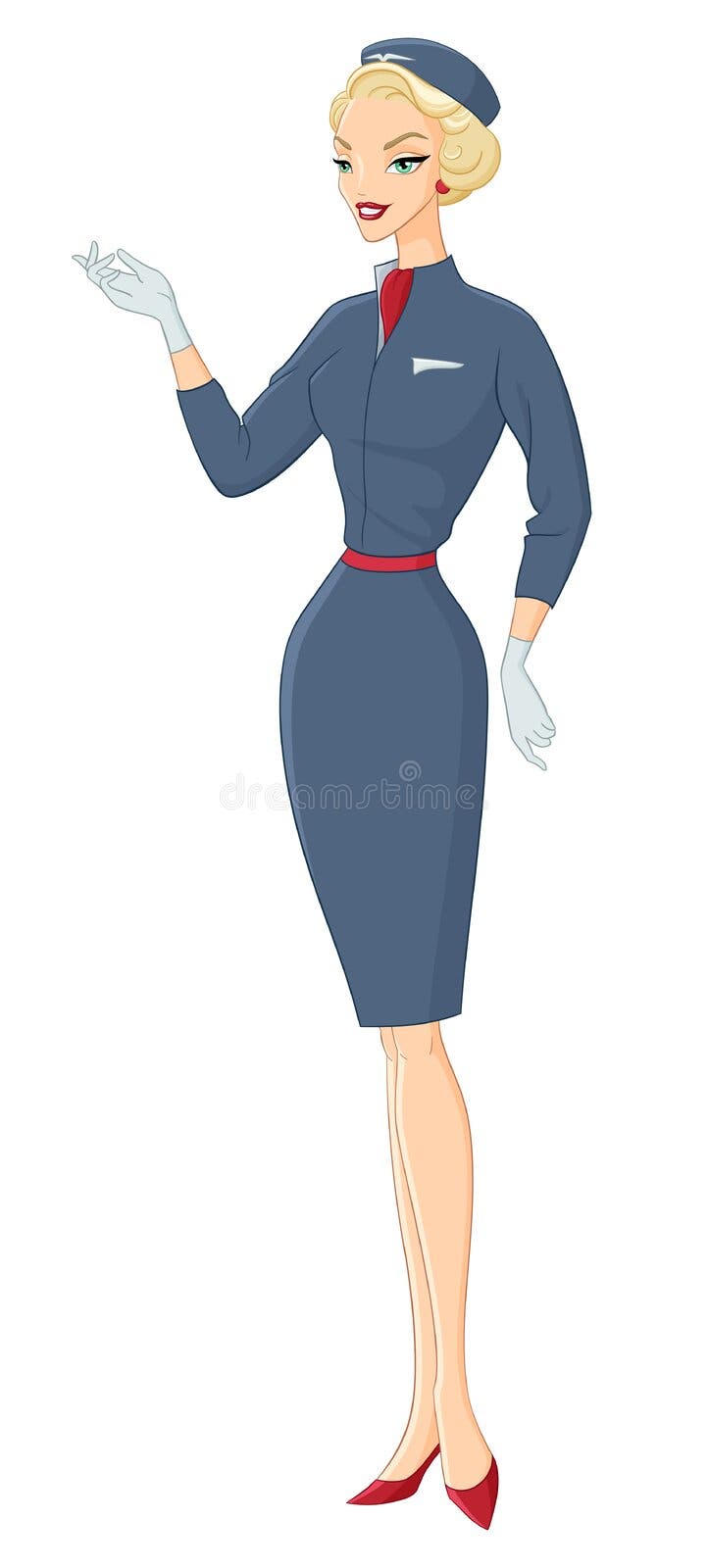 Air Hostess Stock Illustrations – 3,077 Air Hostess Stock Illustrations ...