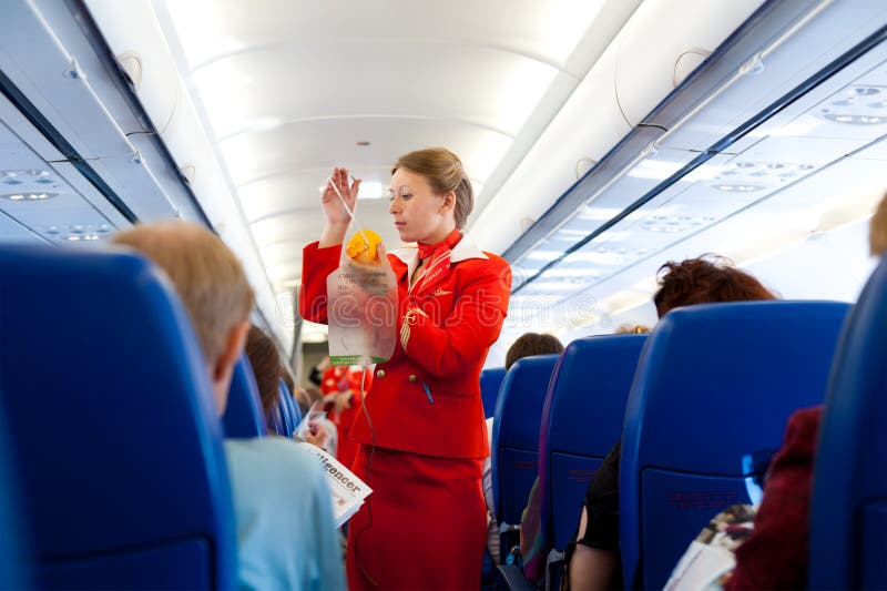 Air hostess at work editorial photo. Image of indoors - 22669516