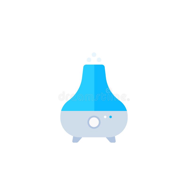 Air Humidifier, Purifier Icon, Flat Vector Stock Vector - Illustration ...