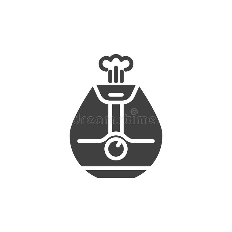 Humidifier Vector Icon on White Background. Flat Vector Humidifier Icon ...